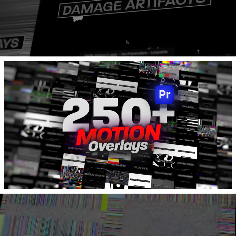 Animated Motion Overlays Pack For Premiere Pro - dgbasket
